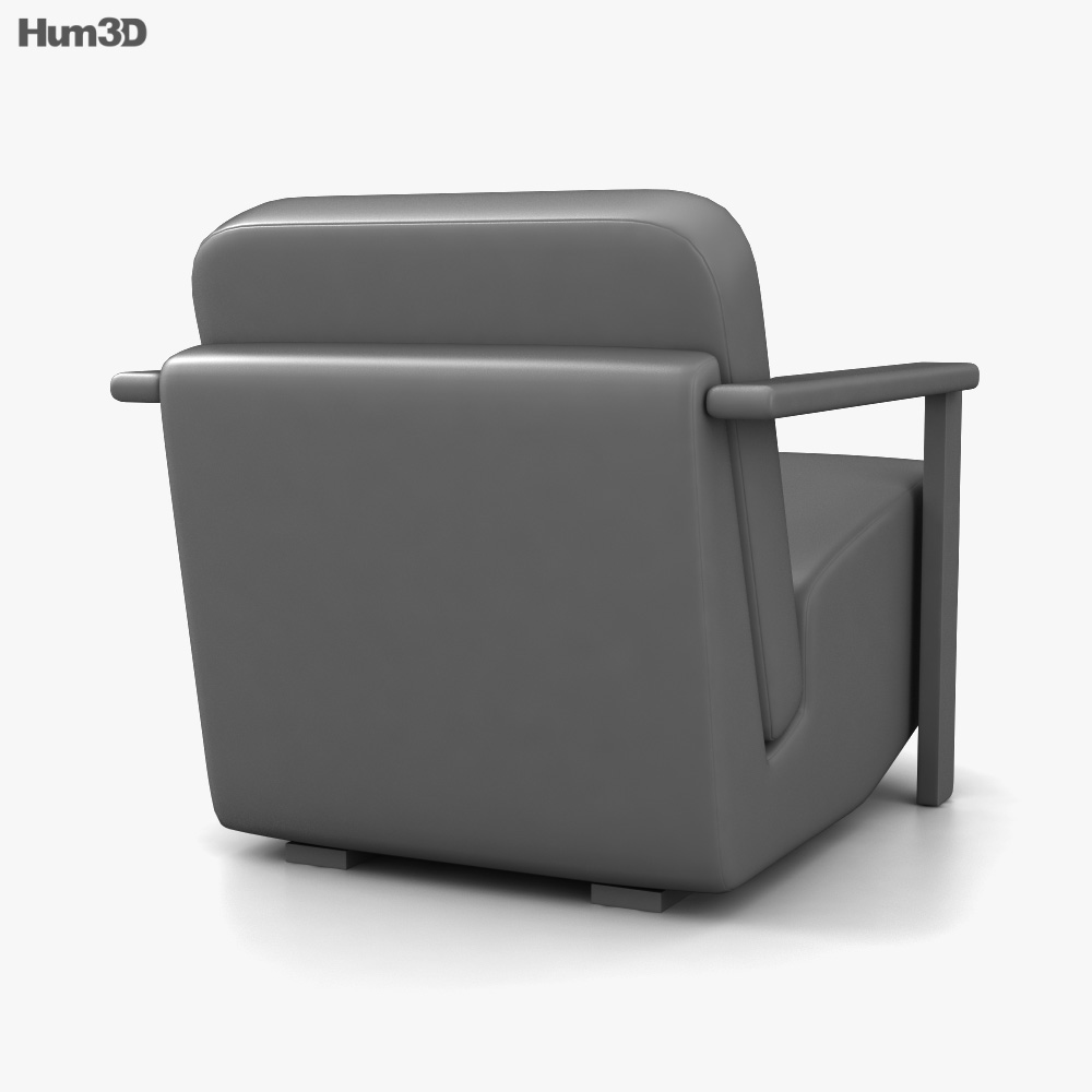 Haymann Franck Armchair 3D model - Download in MAX, OBJ, FBX, C4D