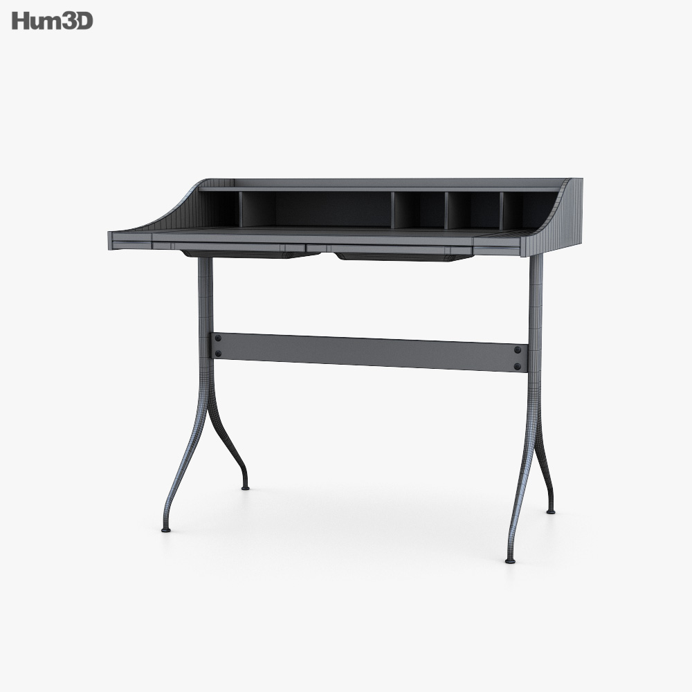 Herman Miller Nelson Swag Leg Desk 3D model - Download in MAX, OBJ, FBX ...