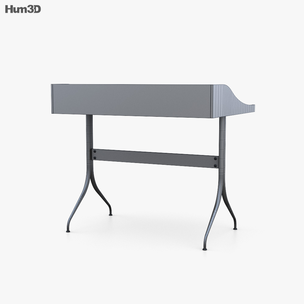 Herman Miller Nelson Swag Leg Desk 3D model - Download in MAX, OBJ, FBX ...