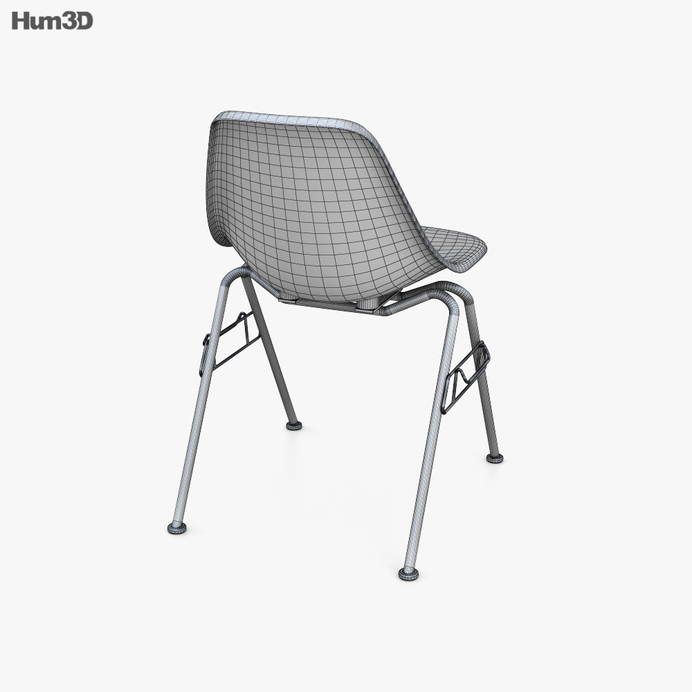 Herman Miller Eames Shell Chair 3D model - Download in MAX, OBJ, FBX, C4D
