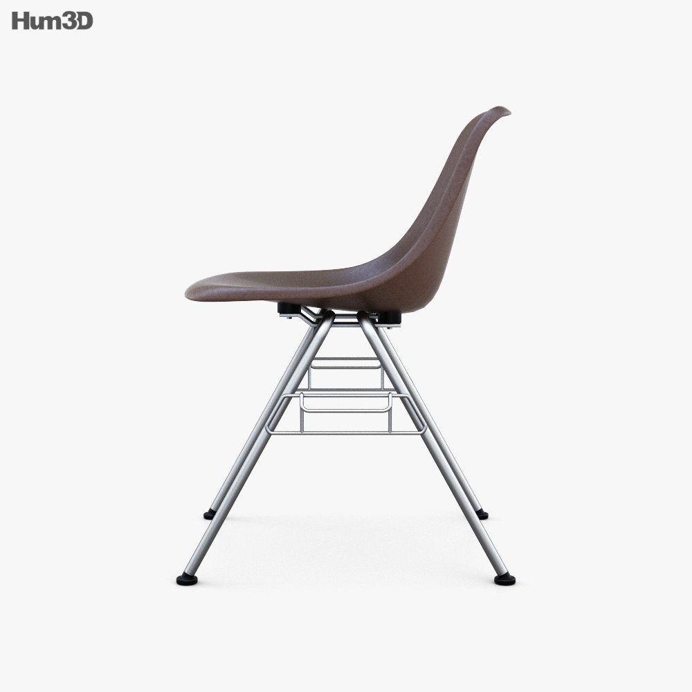 Herman Miller Eames Shell Chair 3D model - Download in MAX, OBJ, FBX, C4D