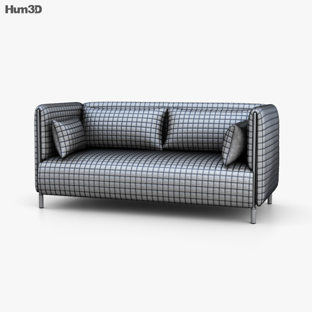 Herman Miller ColourForm Sofa 3D model - Download in MAX, OBJ, FBX, C4D
