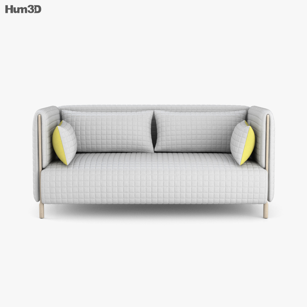 Herman Miller ColourForm Sofa 3D model - Download in MAX, OBJ, FBX, C4D