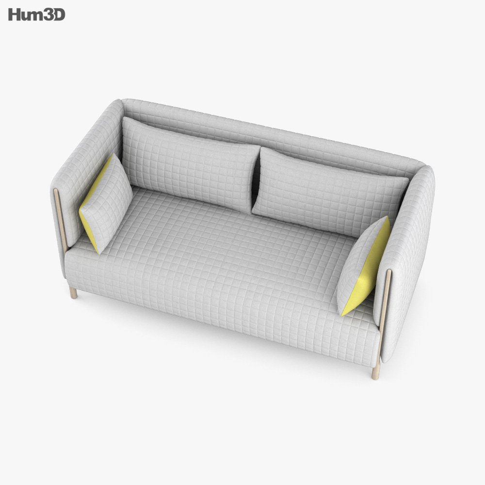 Herman Miller ColourForm Sofa 3D model - Download in MAX, OBJ, FBX, C4D