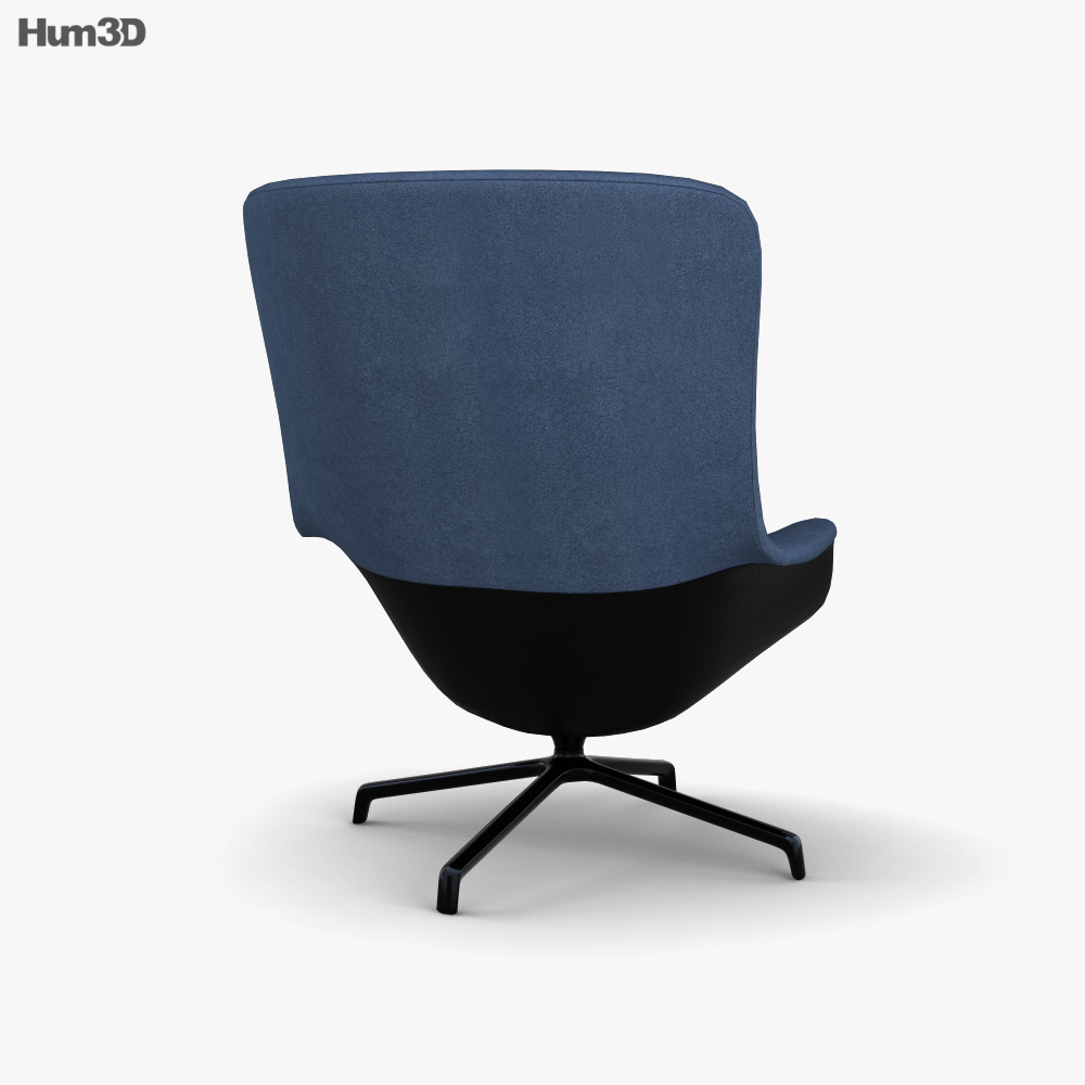 Herman Miller Striad Lounge chair 3D model - Download in MAX, OBJ, FBX, C4D