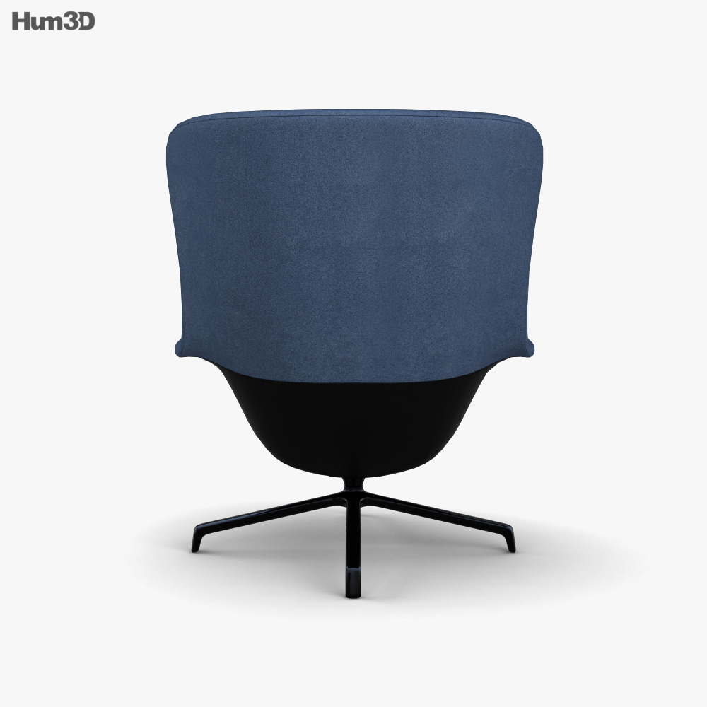 Herman Miller Striad Lounge chair 3D model - Download in MAX, OBJ, FBX, C4D