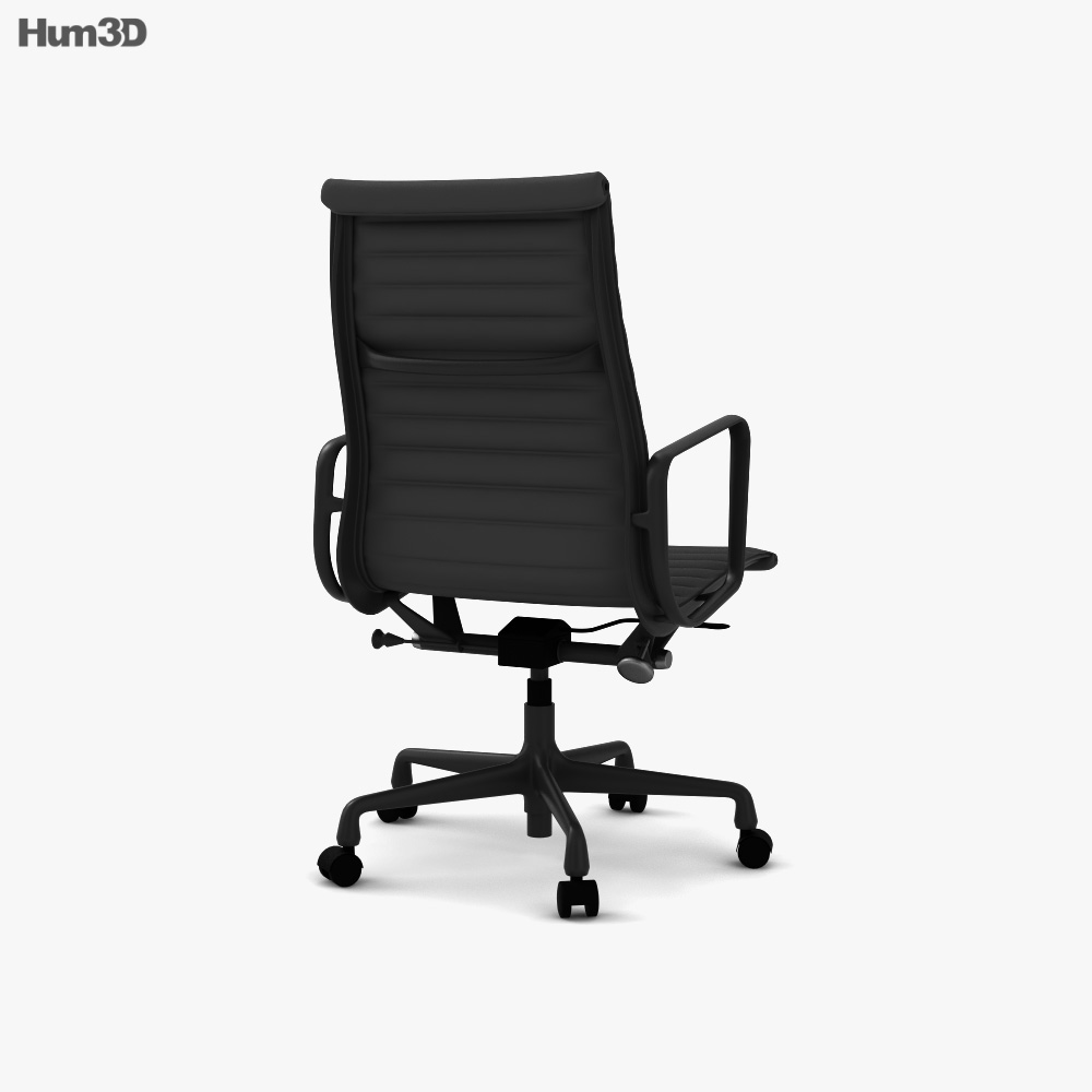 Herman Miller Eames Aluminum Group Armchair 3D model - Download in MAX ...