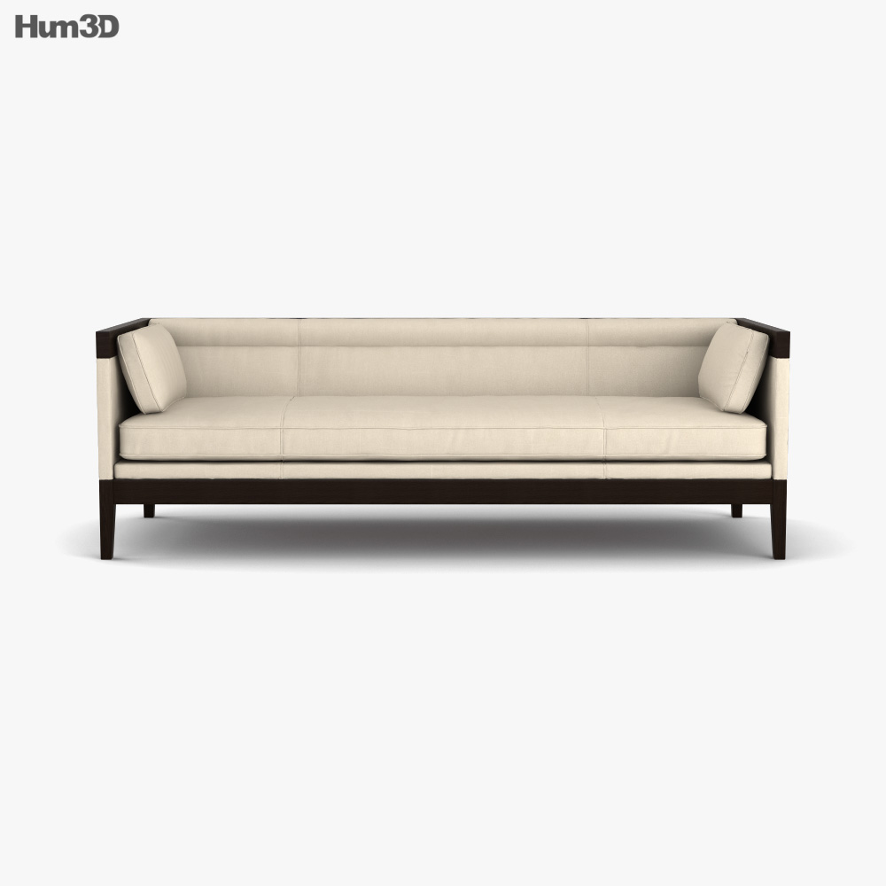 Holly Hunt Hadley Hall Sofa 3D model - Download in MAX, OBJ, FBX, C4D