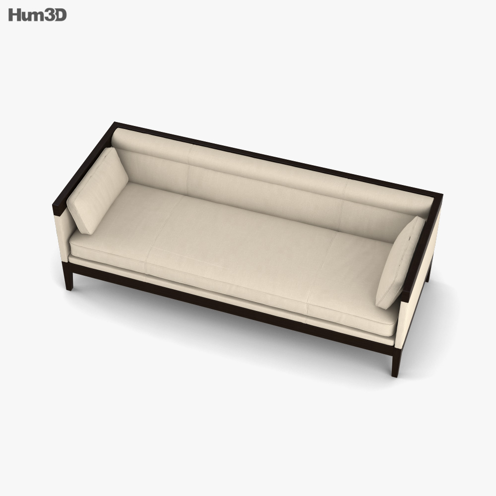 Holly Hunt Hadley Hall Sofa 3D model - Download in MAX, OBJ, FBX, C4D