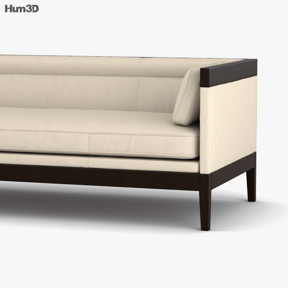Holly Hunt Hadley Hall Sofa 3D model - Download in MAX, OBJ, FBX, C4D
