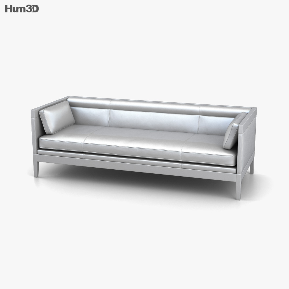 Holly Hunt Hadley Hall Sofa 3D model - Download in MAX, OBJ, FBX, C4D
