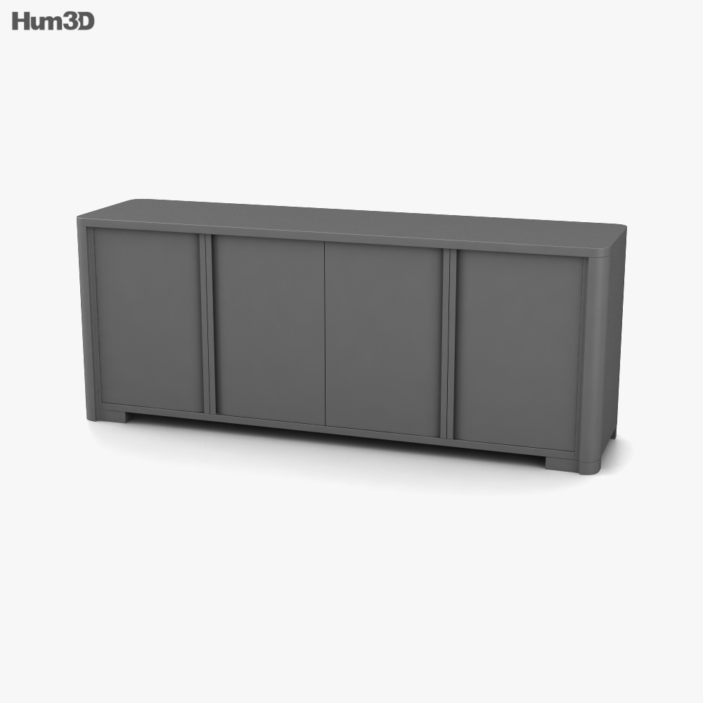 Holly Hunt Oslo Sideboard 3D model - Download in MAX, OBJ, FBX, C4D