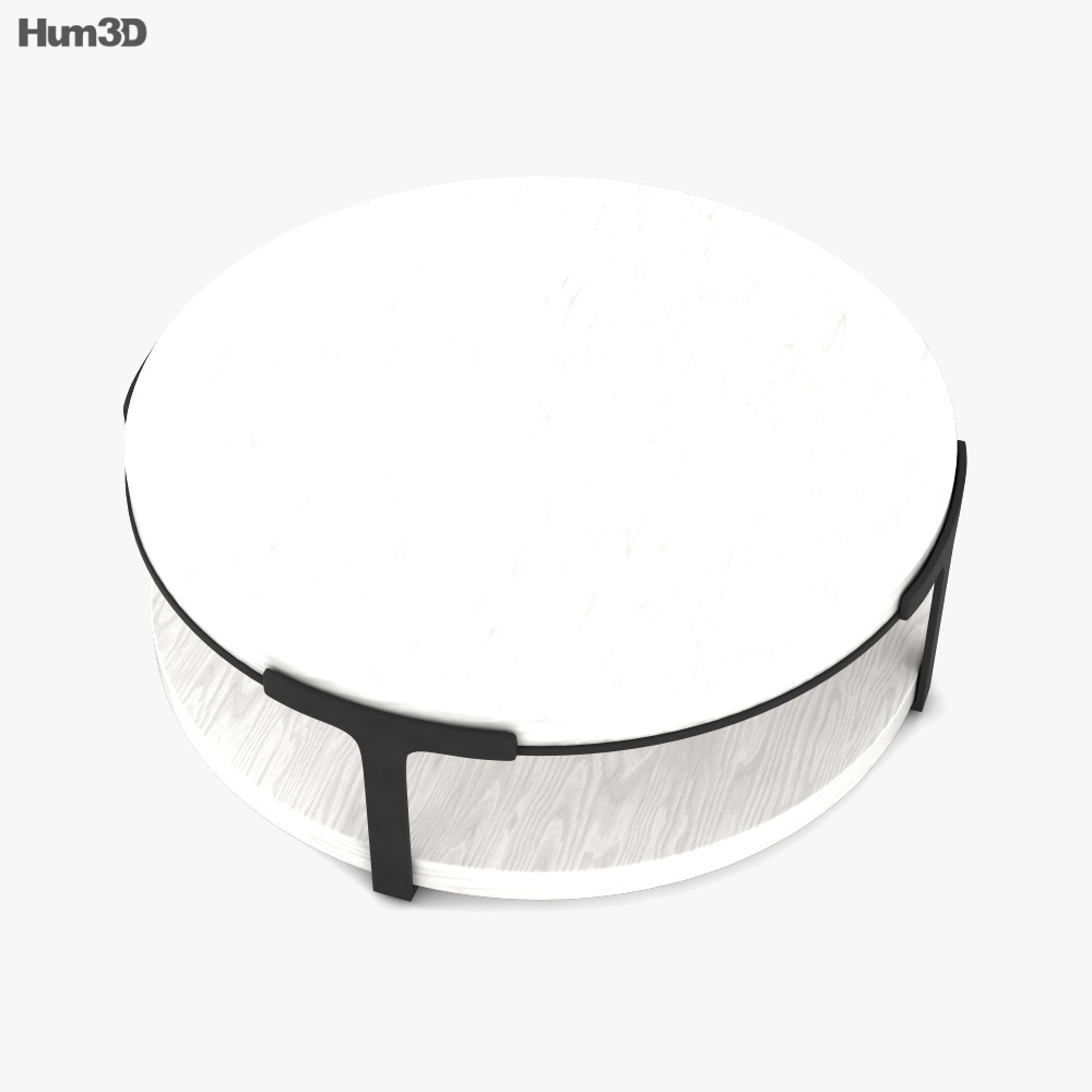 Holly Hunt Tudor Cocktail table 3D model - Download in MAX, OBJ, FBX, C4D
