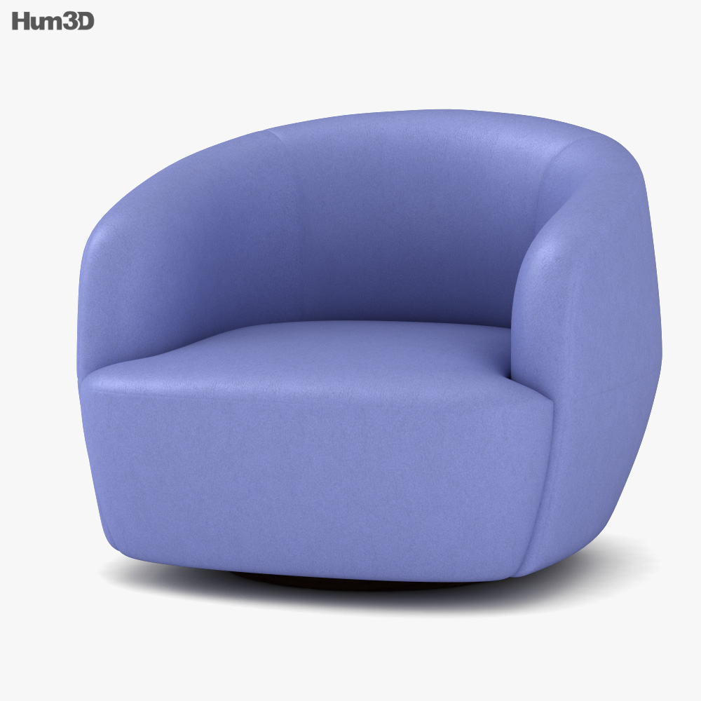 Holly Hunt Sumo Lounge chair 3D model - Download in MAX, OBJ, FBX, C4D
