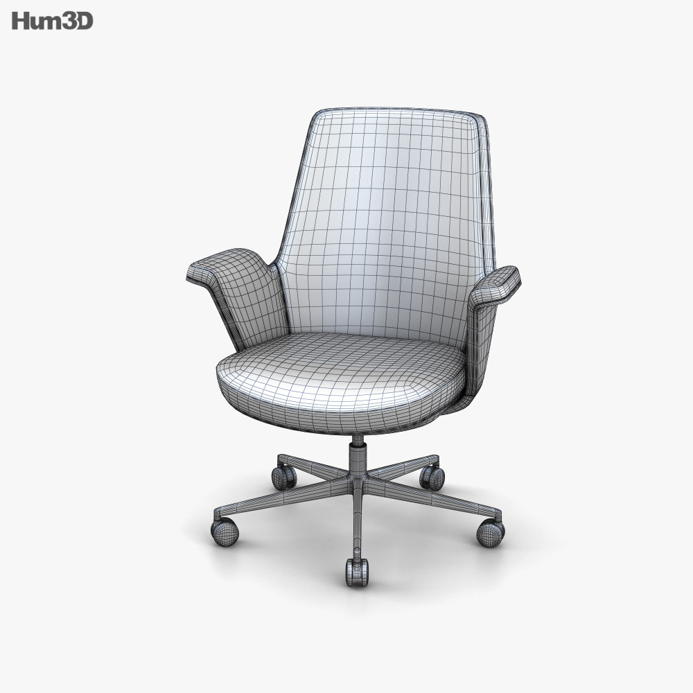 Humanscale Summa Conference Chair 3D model - Download in MAX, OBJ, FBX, C4D