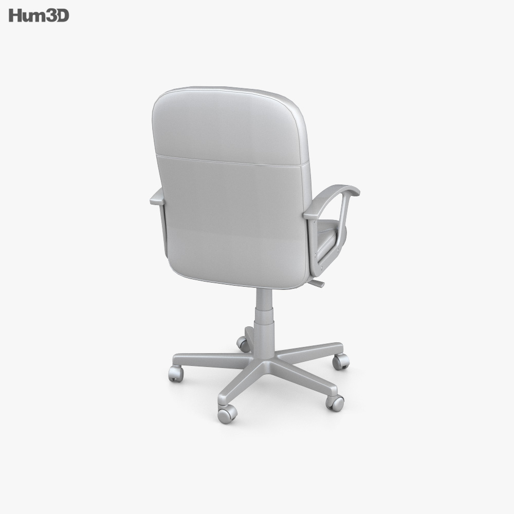 IKEA MOSES Swivel chair 3D model - Download in MAX, OBJ, FBX, C4D