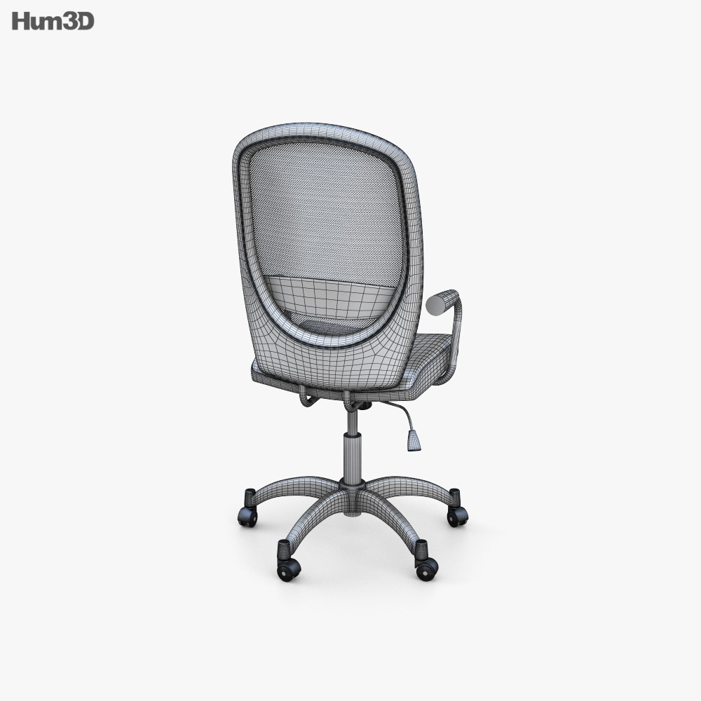 IKEA VILGOT NOMINELL Swivel chair 3D model - Download in MAX, OBJ, FBX, C4D