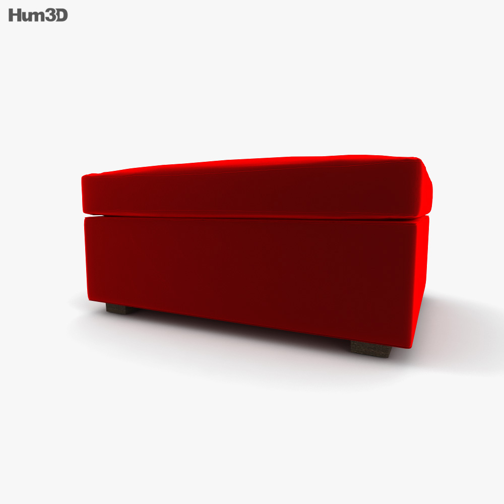 IKEA Kivik Ottoman 3D model - Download in MAX, OBJ, FBX, C4D