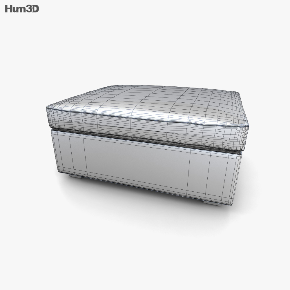 IKEA Kivik Ottoman 3D model - Download in MAX, OBJ, FBX, C4D