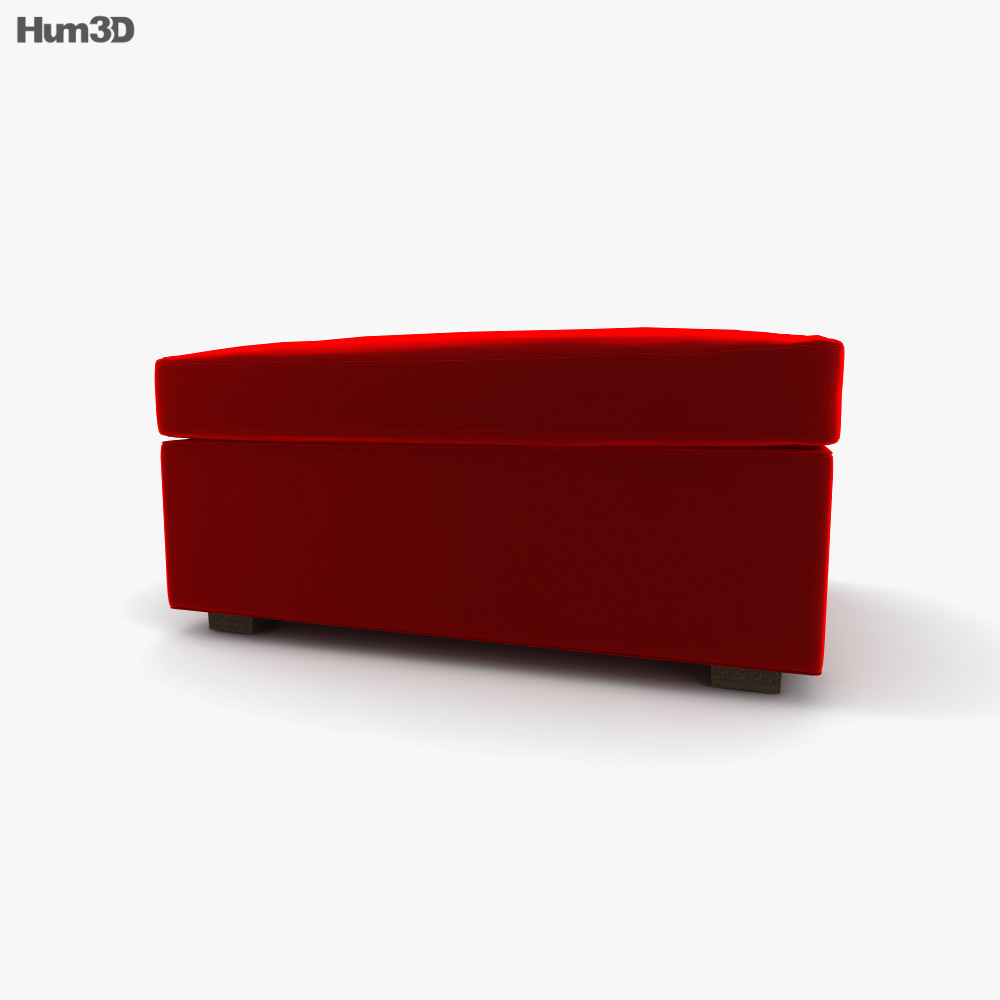 IKEA Kivik Ottoman 3D model - Download in MAX, OBJ, FBX, C4D
