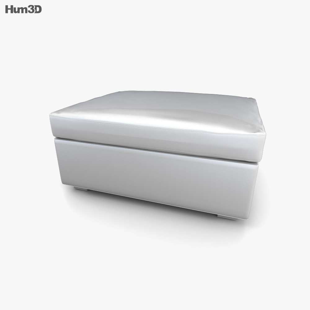 IKEA Kivik Ottoman 3D model - Download in MAX, OBJ, FBX, C4D