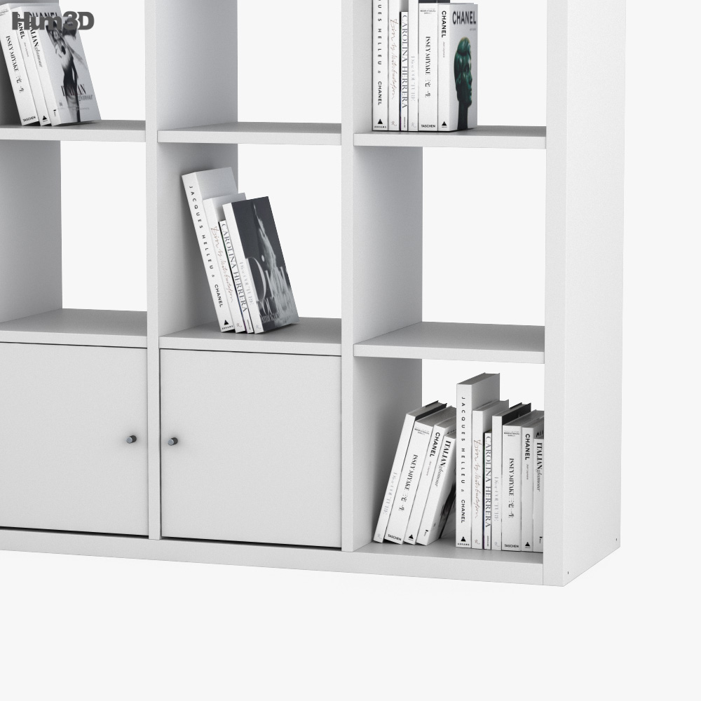 IKEA Kallax Bookcase 3D model - Download in MAX, OBJ, FBX, C4D