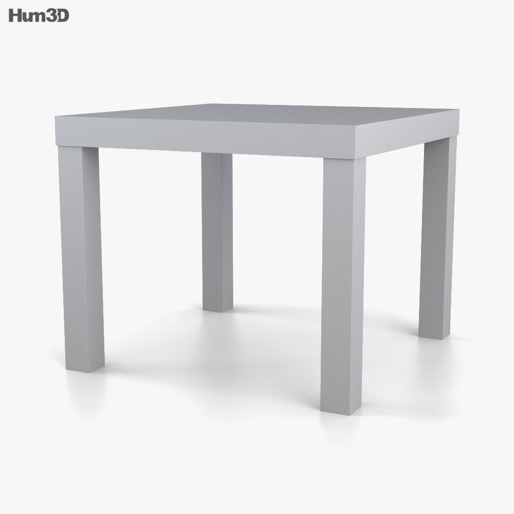 IKEA Lack Table 3D model - Download in MAX, OBJ, FBX, C4D