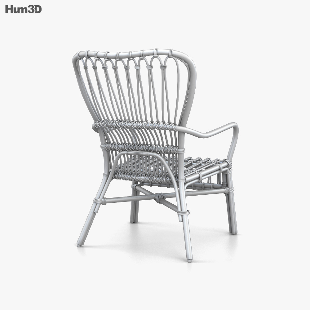 IKEA Storsele Armchair 3D model - Download in MAX, OBJ, FBX, C4D