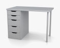 IKEA Linnmon Computer table 3D model - Download in MAX, OBJ, FBX, C4D