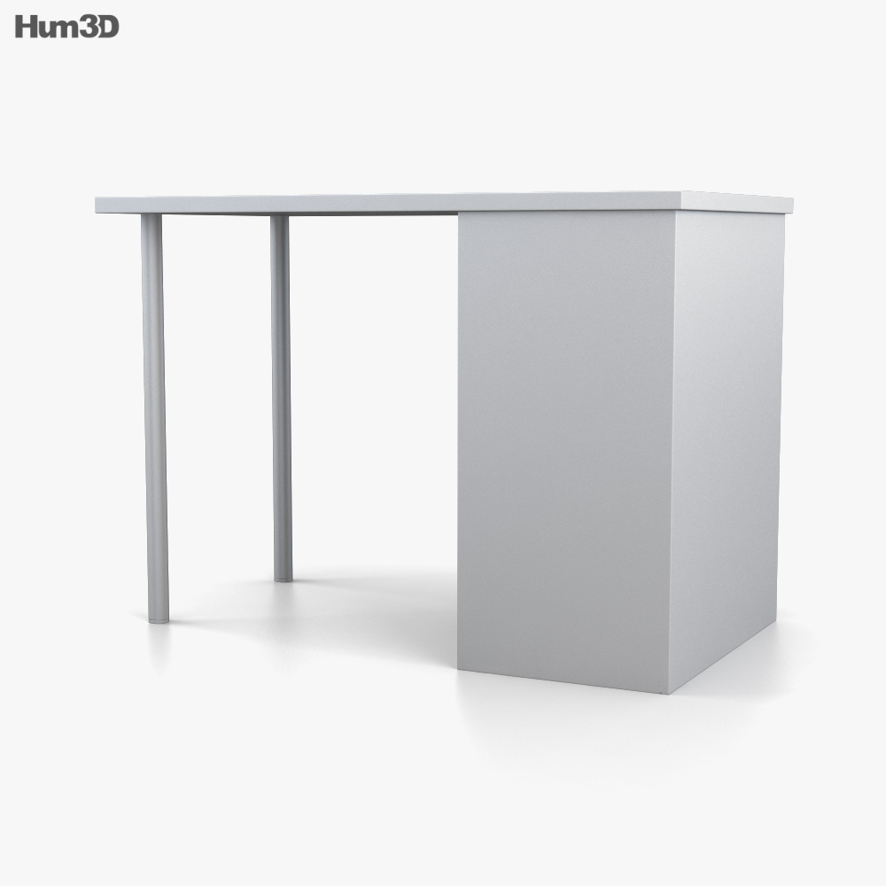 IKEA Linnmon Computer table 3D model - Download in MAX, OBJ, FBX, C4D
