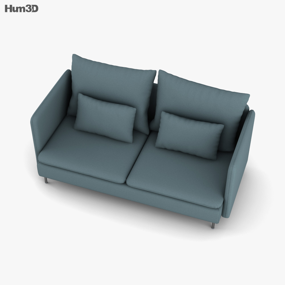 IKEA Soderhamn Sofa 3D model - Download in MAX, OBJ, FBX, C4D