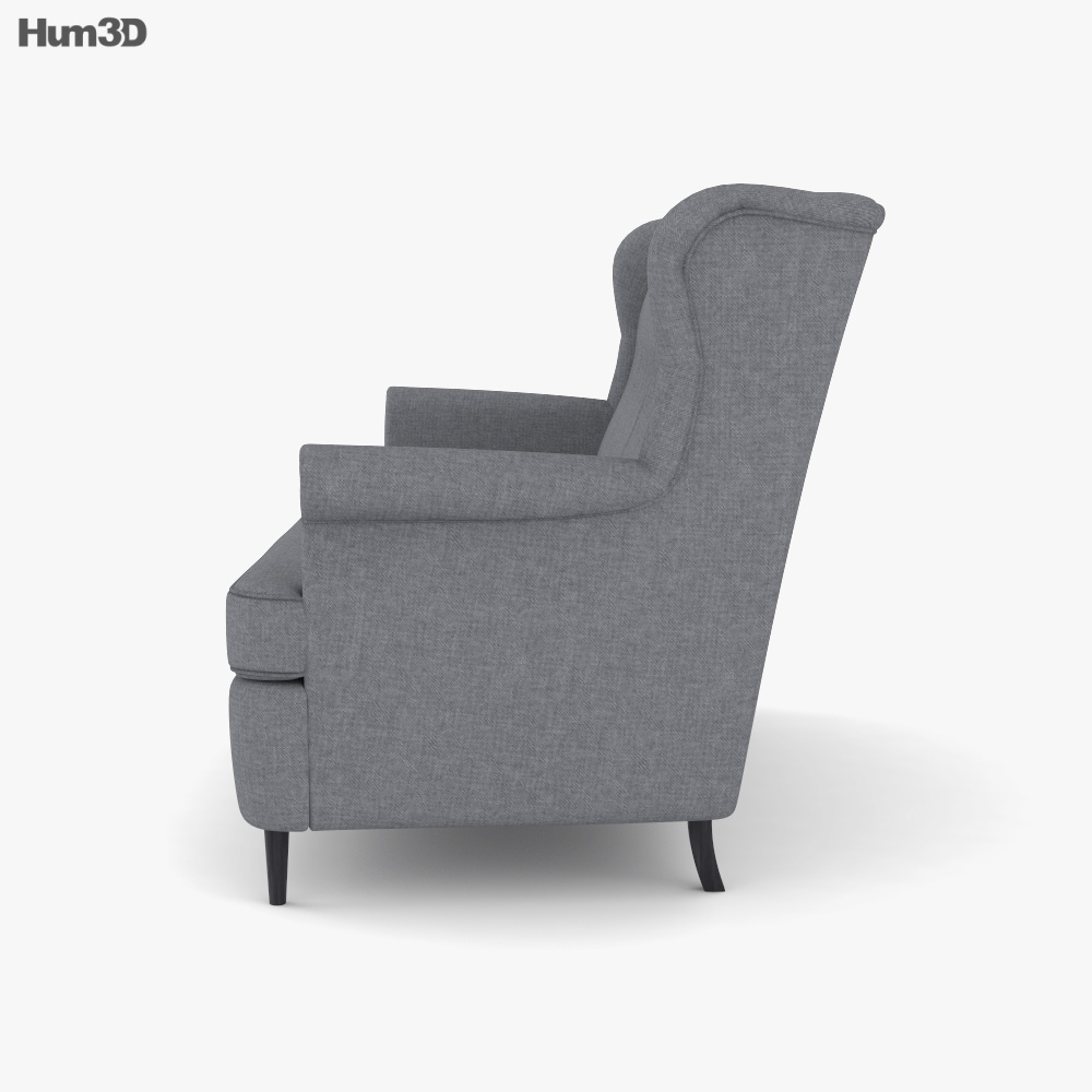 IKEA Strandmon Sofa 3D model - Download in MAX, OBJ, FBX, C4D