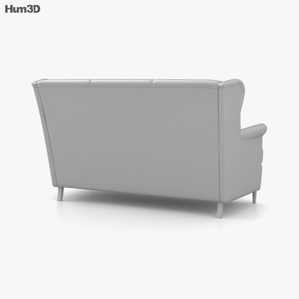 IKEA Strandmon Sofa 3D model - Download in MAX, OBJ, FBX, C4D