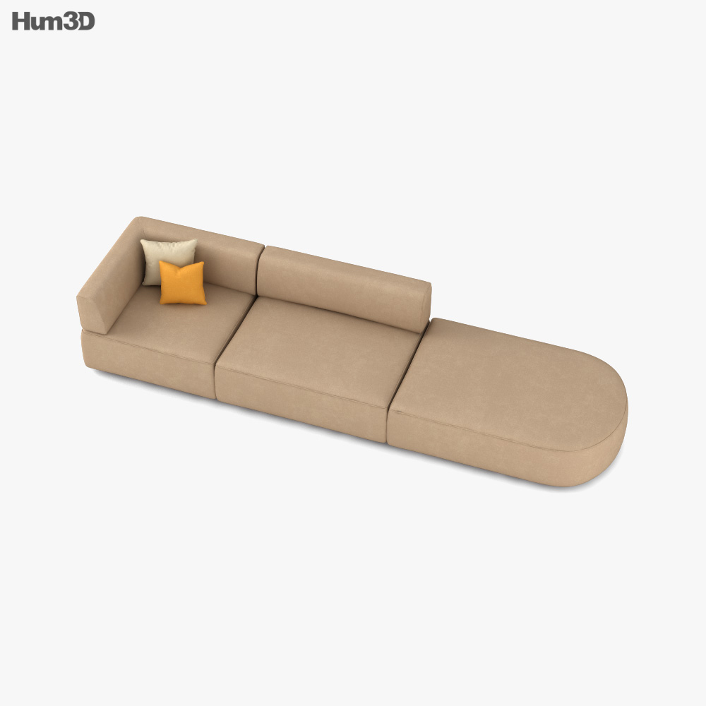 Inclass Entropy Sofa 3D model - Download in MAX, OBJ, FBX, C4D