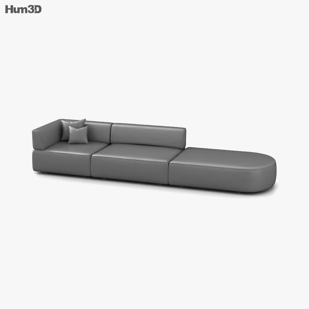 Inclass Entropy Sofa 3D model - Download in MAX, OBJ, FBX, C4D