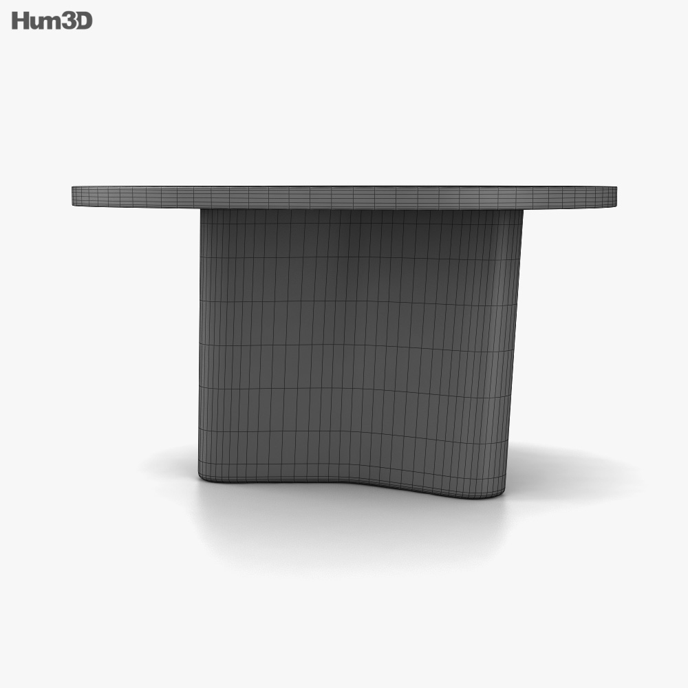 India Mahdavi Diagonale Table 3D model - Download in MAX, OBJ, FBX, C4D