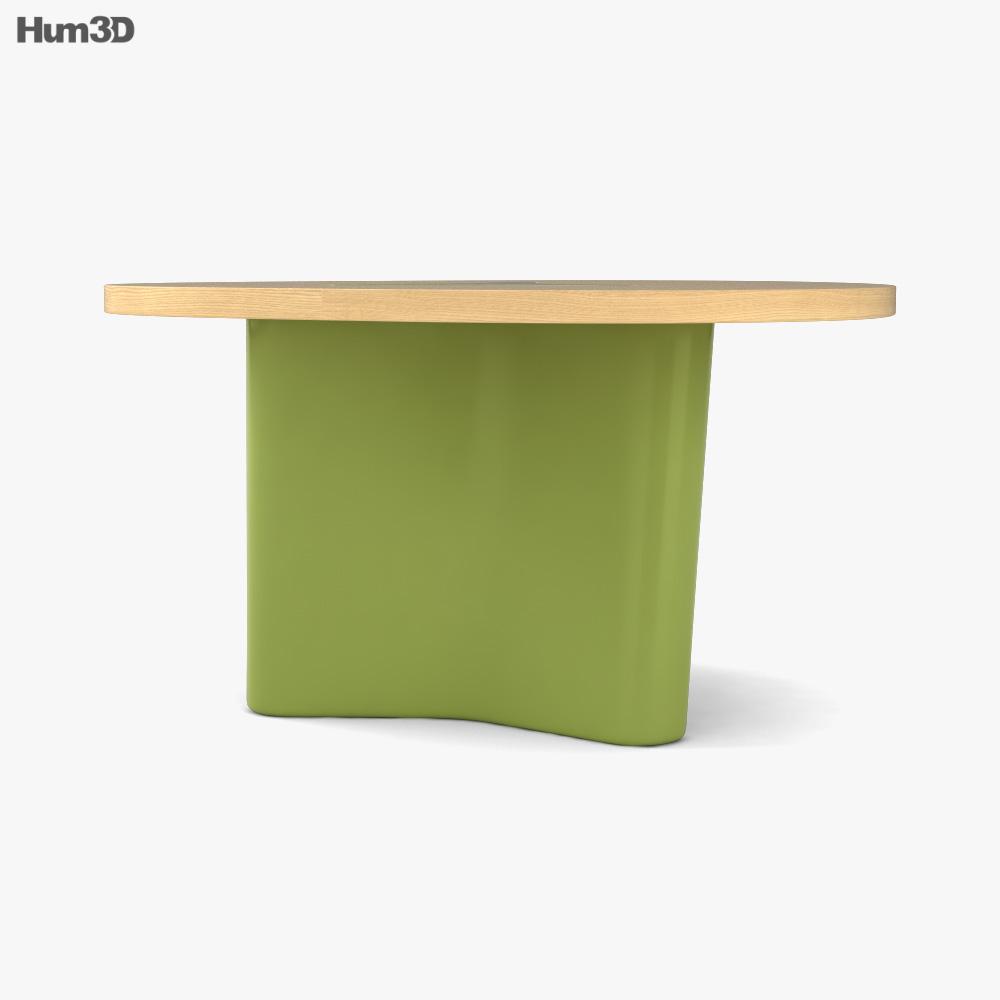India Mahdavi Diagonale Table 3D model - Download in MAX, OBJ, FBX, C4D