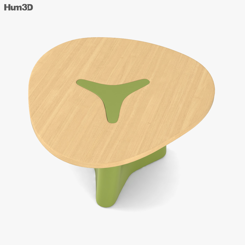 India Mahdavi Diagonale Table 3D model - Download in MAX, OBJ, FBX, C4D