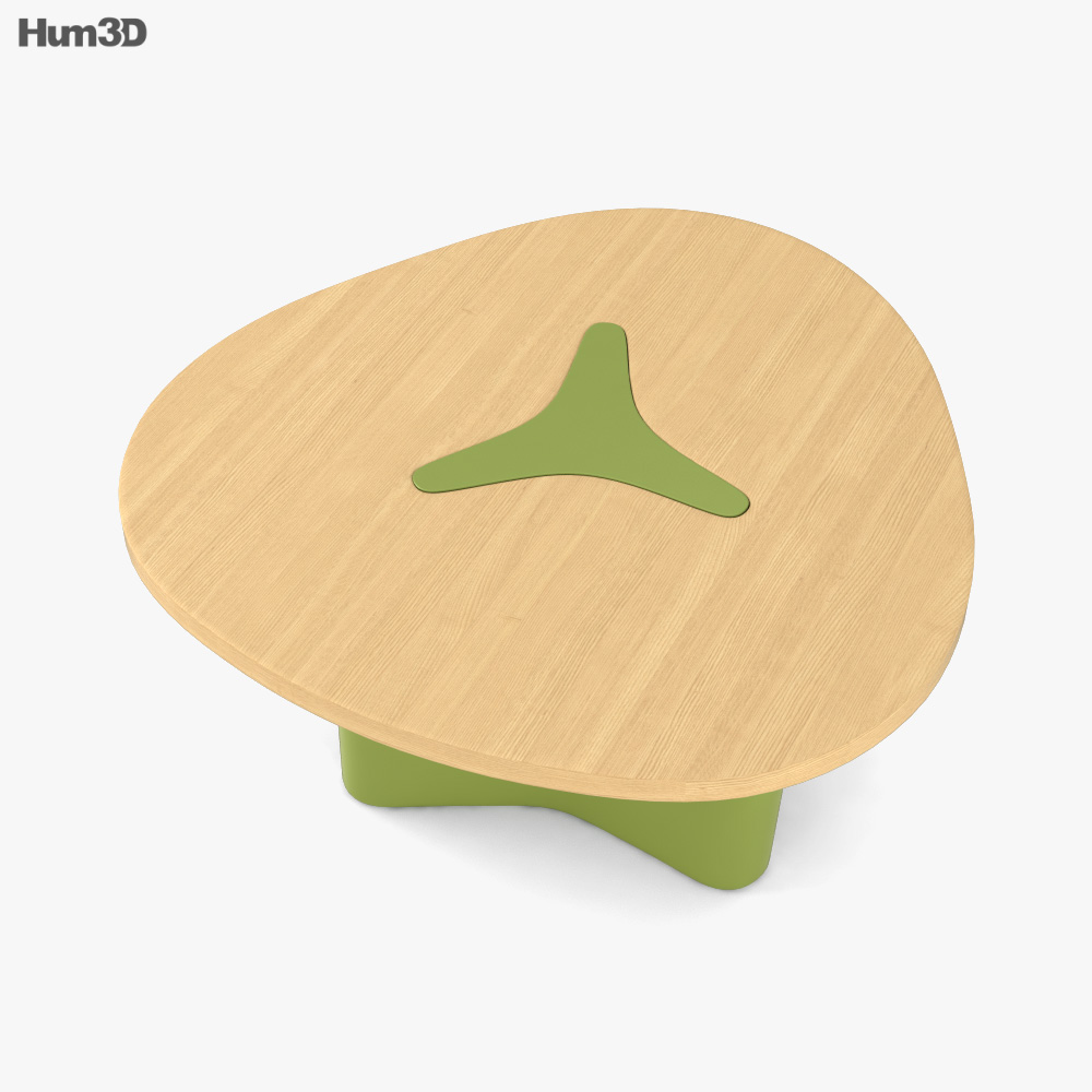 India Mahdavi Diagonale Table 3D model - Download in MAX, OBJ, FBX, C4D