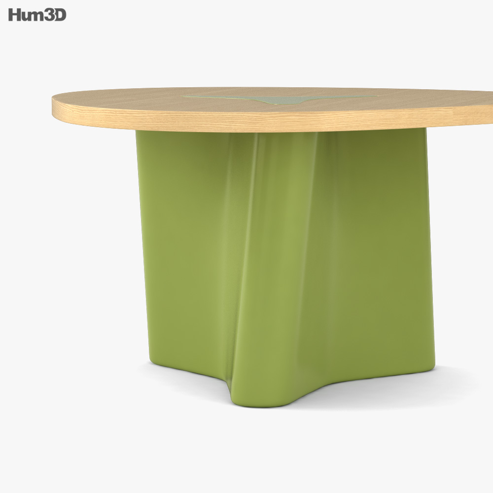 India Mahdavi Diagonale Table 3D model - Download in MAX, OBJ, FBX, C4D