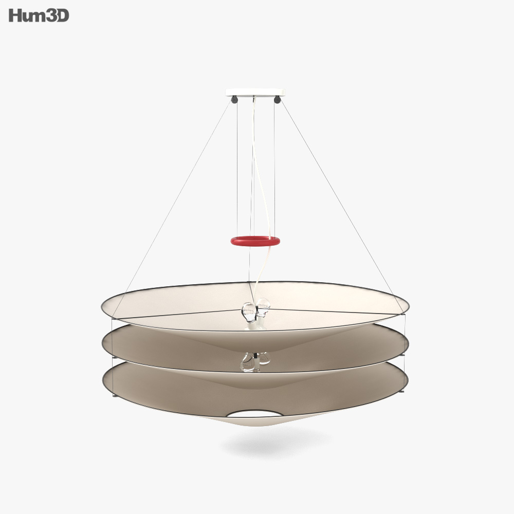 Ingo Maurer Floatation Lamp 3D model - Download in MAX, OBJ, FBX, C4D