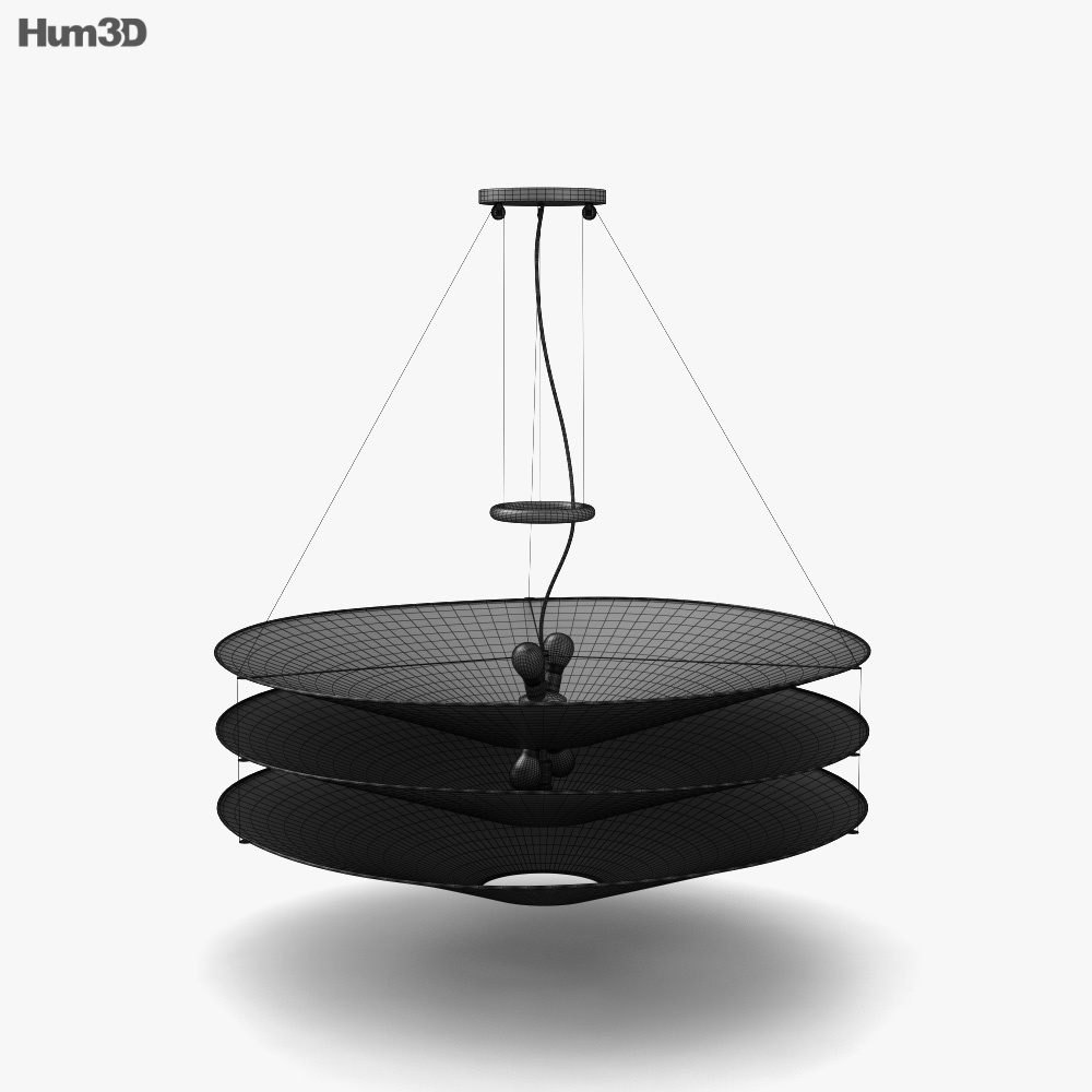 Ingo Maurer Floatation Lamp 3D model - Download in MAX, OBJ, FBX, C4D