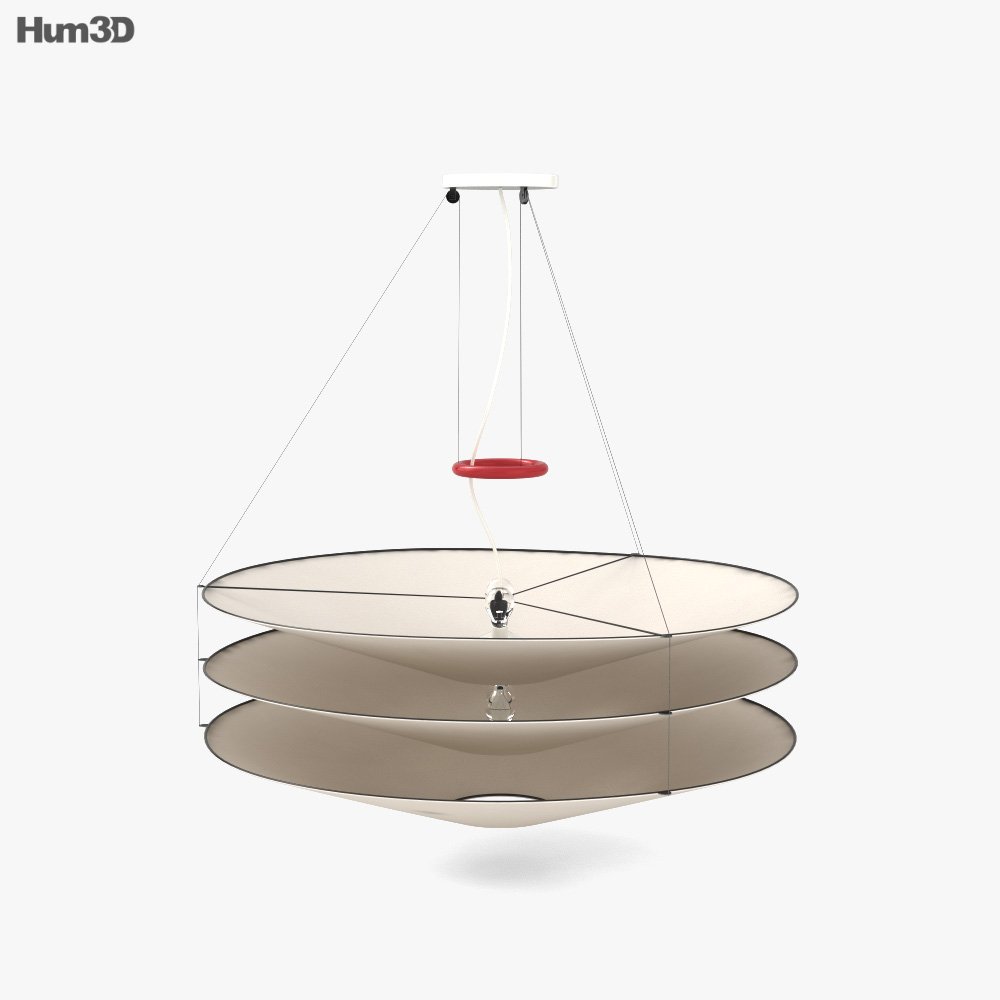 Ingo Maurer Floatation Lamp 3D model - Download in MAX, OBJ, FBX, C4D