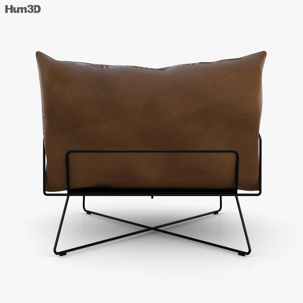 Jess Earl Lounge armchair 3D model - Download in MAX, OBJ, FBX, C4D