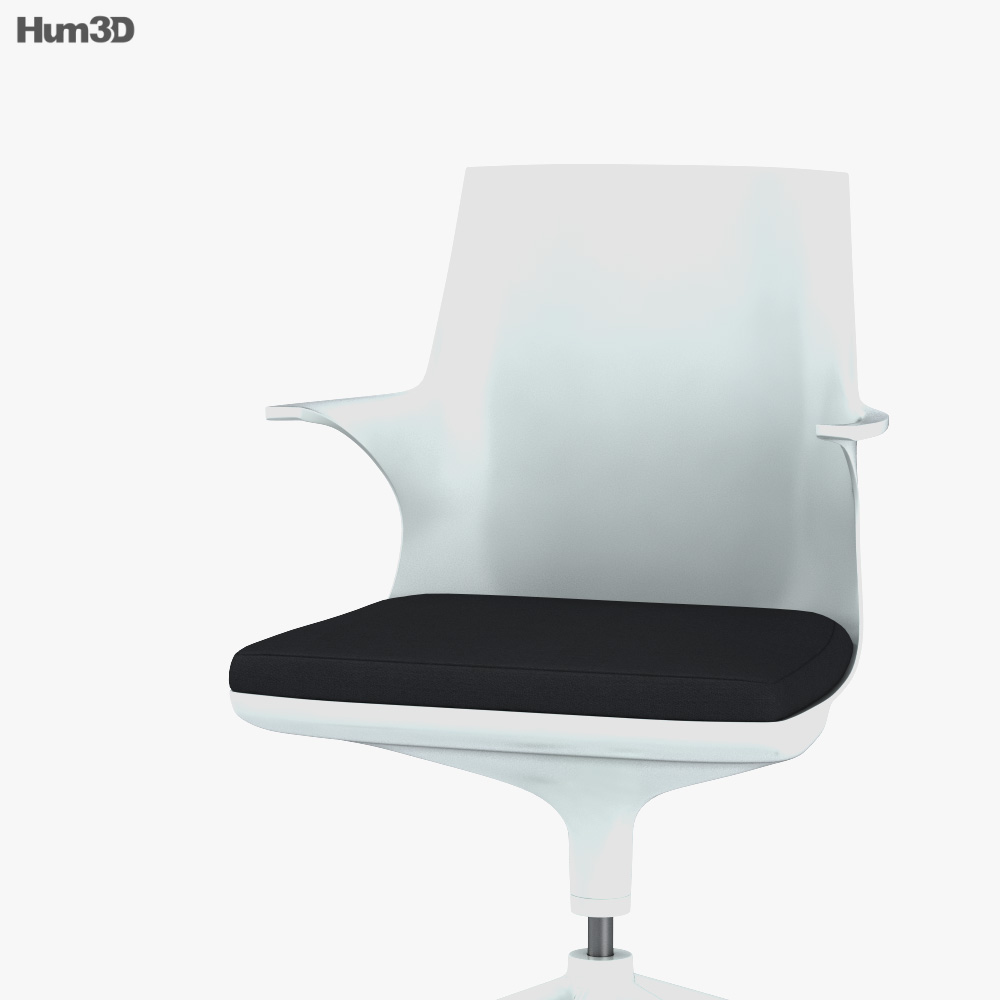 Kartell Spoon chair 3D model - Download in MAX, OBJ, FBX, C4D