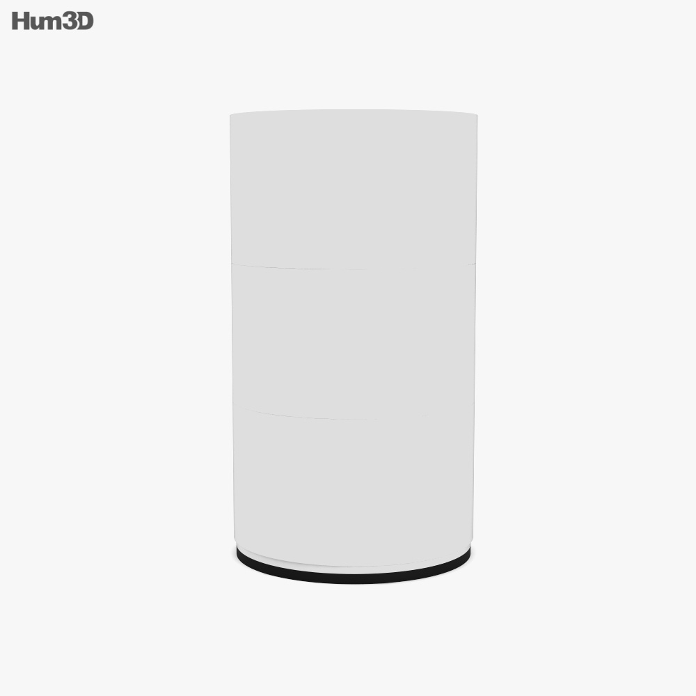 Kartell Componibili Classic Bedside table 3D model - Download in MAX ...