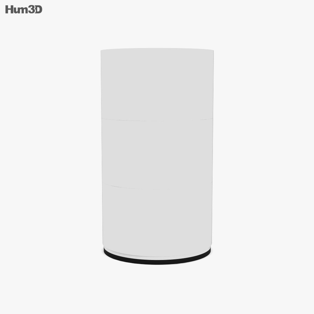 Kartell Componibili Classic Bedside table 3D model - Download in MAX ...