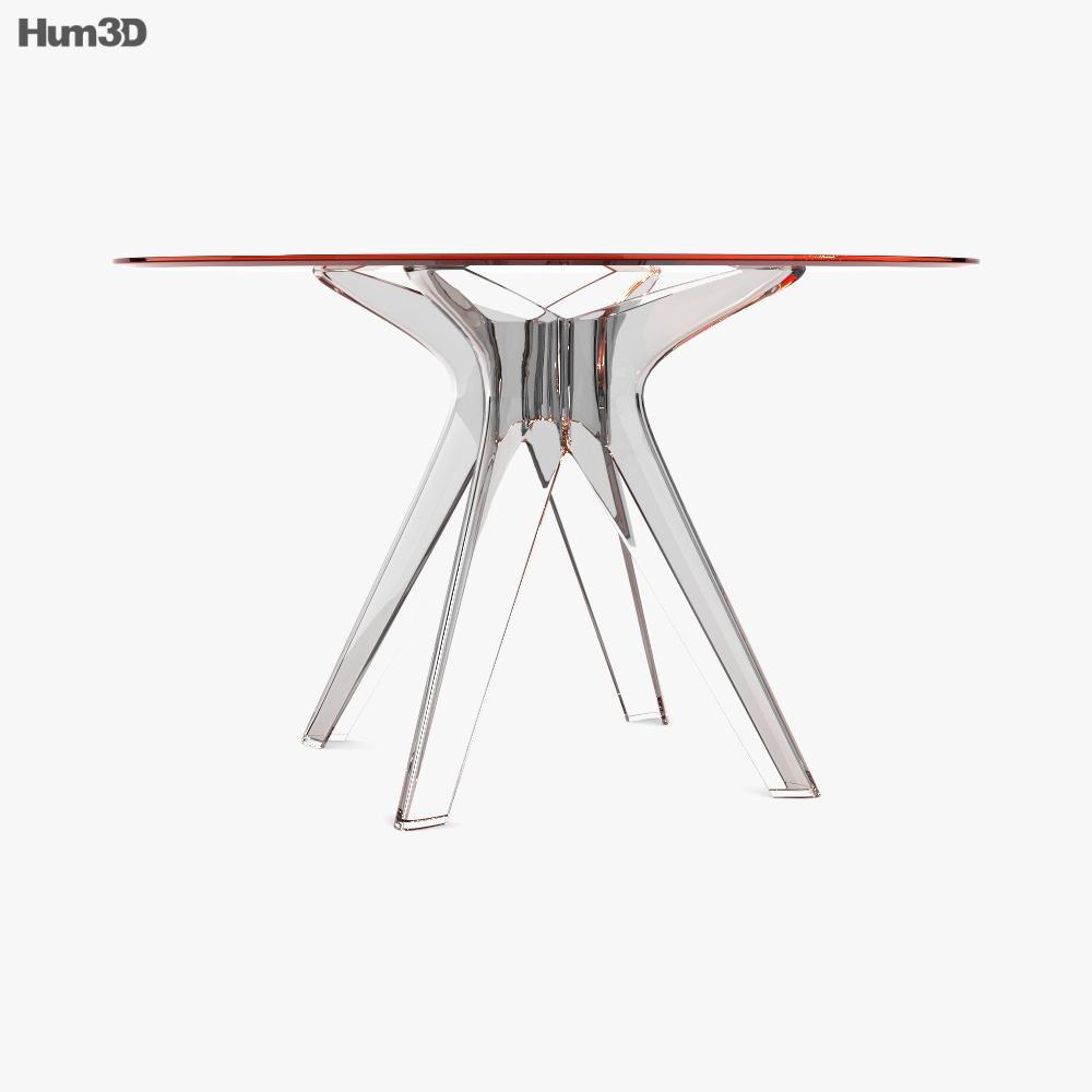 Kartell Sir Gio Table 3D model - Download in MAX, OBJ, FBX, C4D