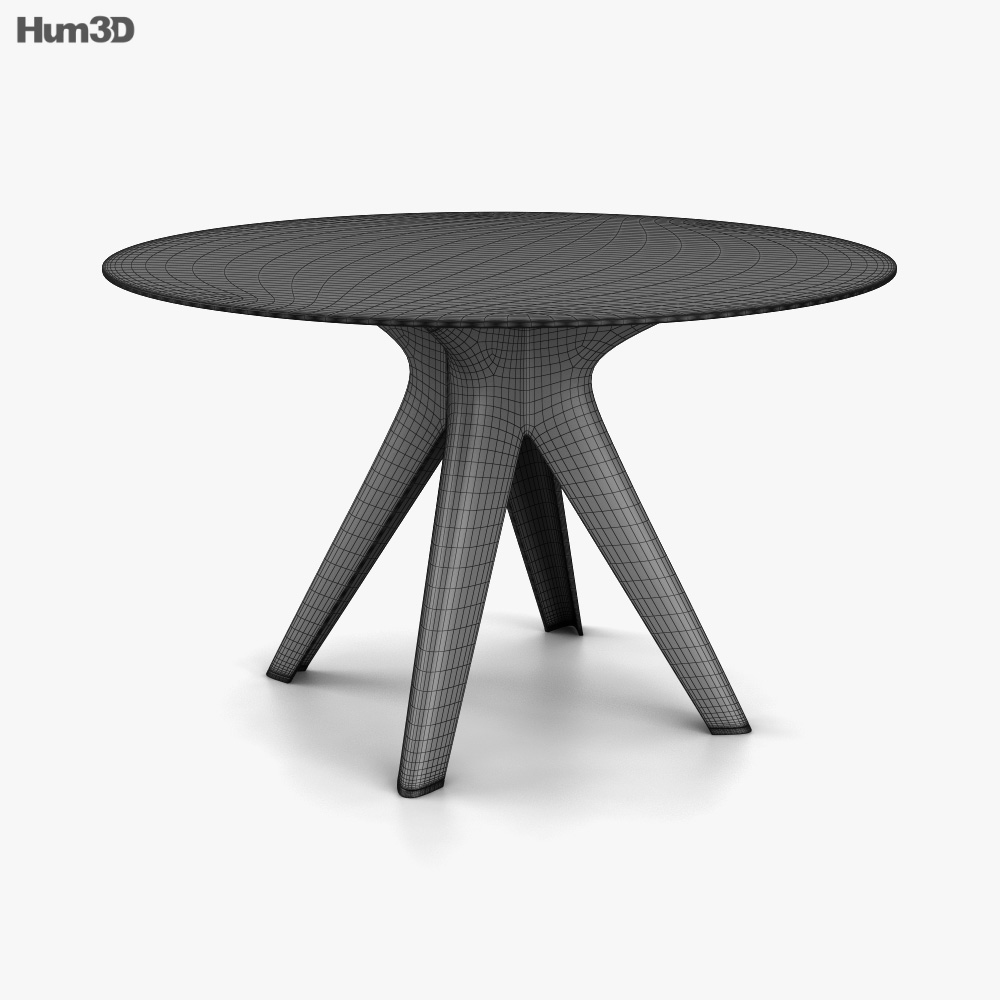 Kartell Sir Gio Table 3D model - Download in MAX, OBJ, FBX, C4D