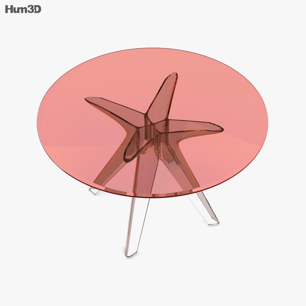 Kartell Sir Gio Table 3D model - Download in MAX, OBJ, FBX, C4D